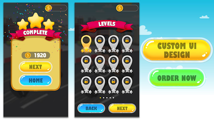 Design 2d and 3d games ui nft games by Fameuiux | Fiverr