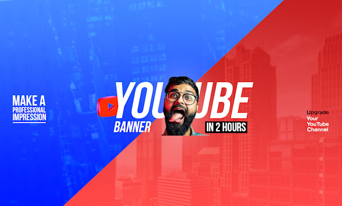 Design your custom youtube banner by Carledesign | Fiverr