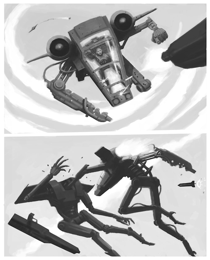Paint comic book pages, character art and illustration by ...