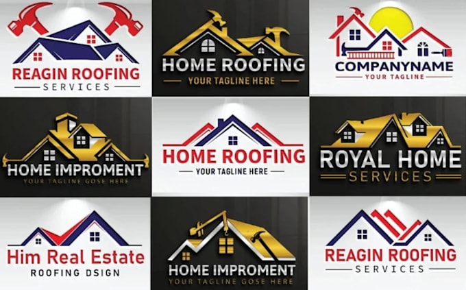 Creation real estate and construction logo design in 24hr by Laurahjgf ...