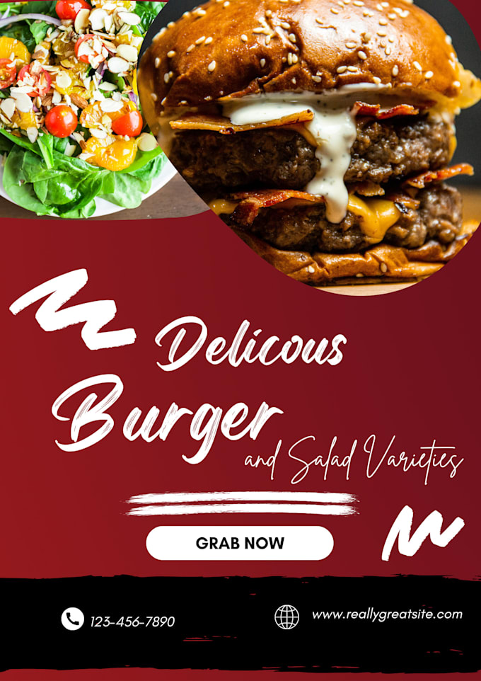 Design eye catching food flyers, posters and menus for you by ...