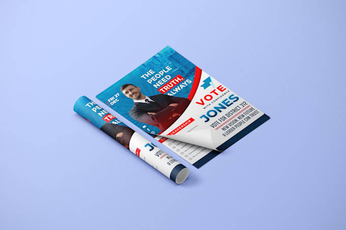 Design political election campaign flyer within 24 hours by ...