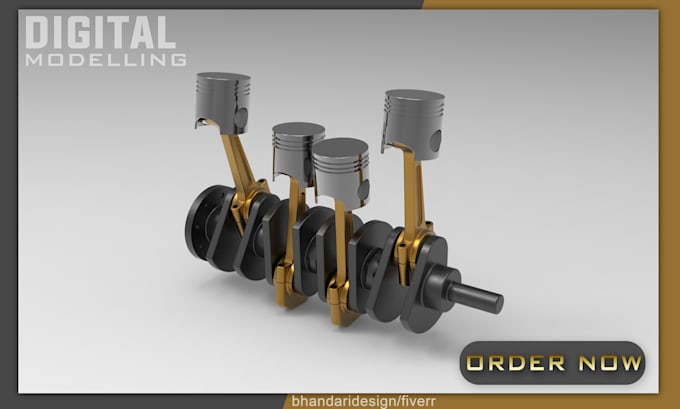 Do 3d cad design, mechanical 3d model solidworks and product design by ...