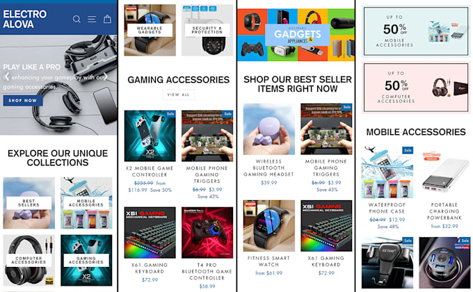 Create premium one product shopify dropshipping store , redesign ...