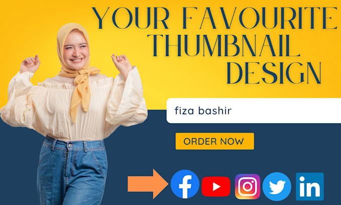 Make facebook and youtube thumbnails design by Fizabashir601 | Fiverr