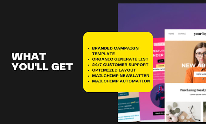 Setup a responsive email campaign newsletter template with mailchimp by ...