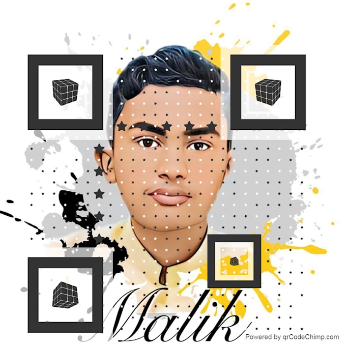 Create visual qr code design with your logo by M_yaseen90 | Fiverr
