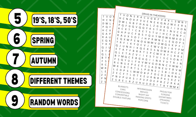 Create word search puzzle books, math workbooks customized by Tamoorpro ...