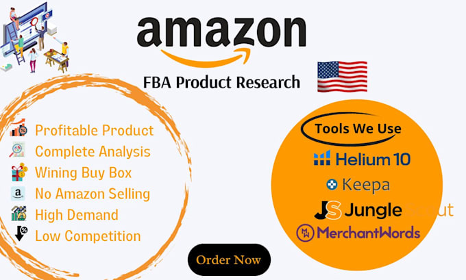 Amazon fba product hunting or research by Skillnaz | Fiverr