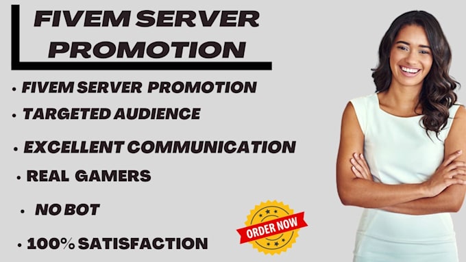Promote fivem server, discord, fivem server promotion by Ajaniabigeal ...