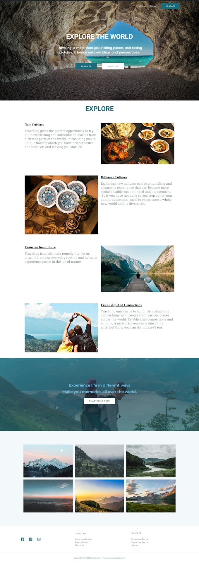 Design a small basic website on wordpress by Sarah_ubaid | Fiverr