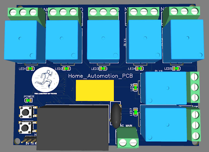 Make you a custom 2 layer pcb board by Abdelhamid_saad | Fiverr