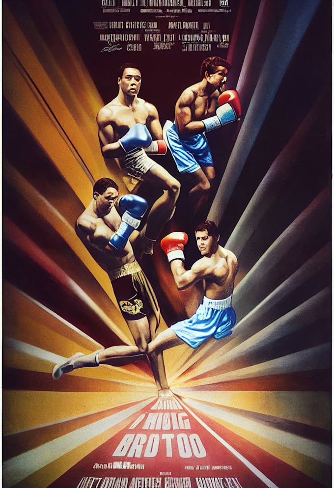 Design your movie poster using ai by Eireboxer27 | Fiverr