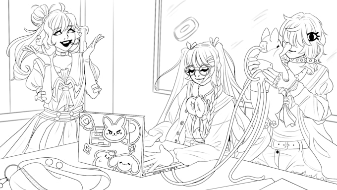 Draw You Anime Artwork Halfbody Fanart Nsfw Sfw By Melancholicc Fiverr