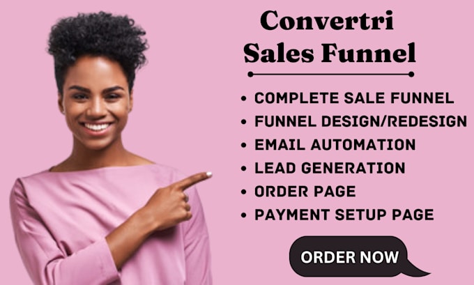 Clone, create or redesign convertri sales funnel, convertri landing ...