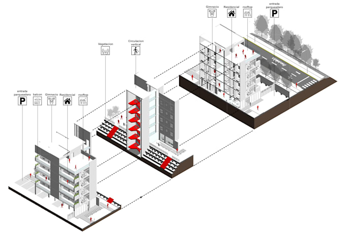 Create 3d bim modeling with revit by Sanlopezlo | Fiverr