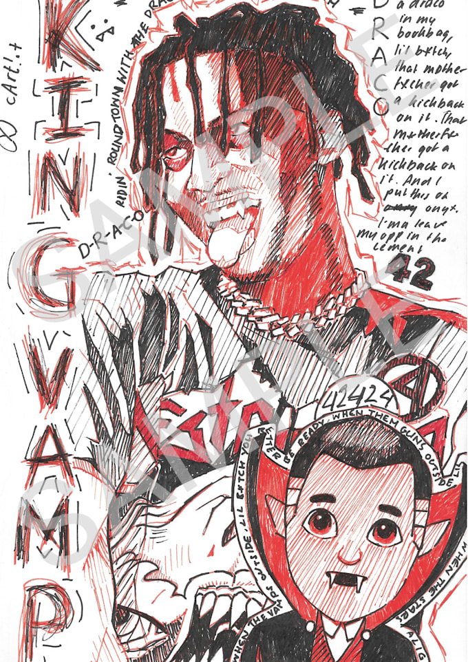 Create a custom hand drawn album cover in my art style by Zh42ne | Fiverr