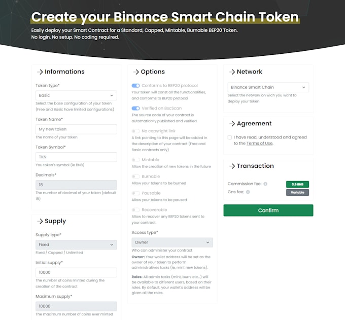 Create top level bep20, trc20 tokens on binance smart chain by Tkki_blockdev | Fiverr