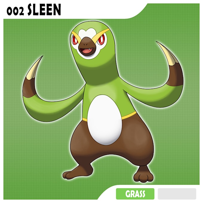 Illustrate your own fakemon in the pokémon style by Kevinleob98 | Fiverr