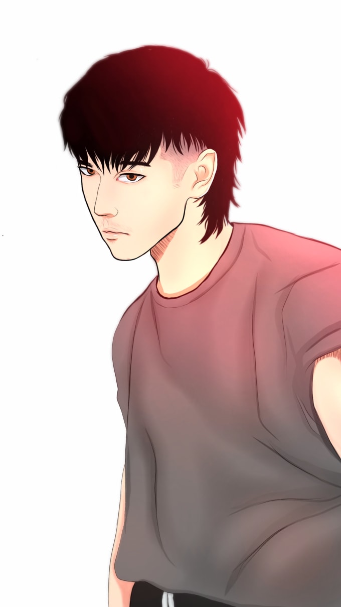 Draw Your Picture Into Manhwa Style By Hariartwork Fiverr