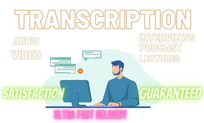 Provide quality transcription services of all kinds by Shehzadrajakhan ...