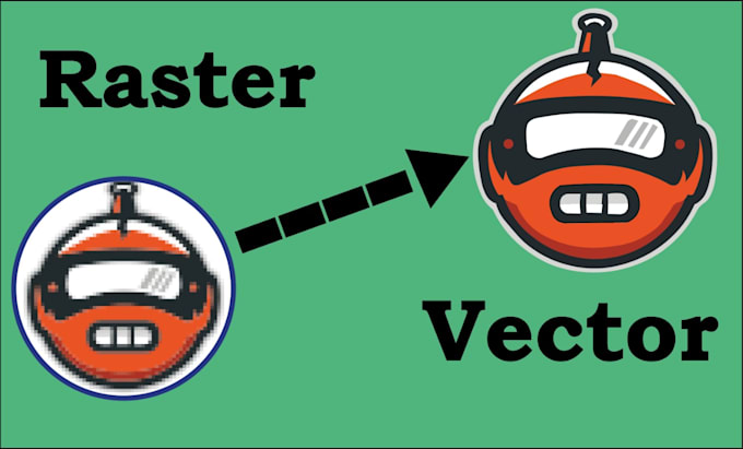 Raster to vector any logo image or sketch by Fatima465 | Fiverr
