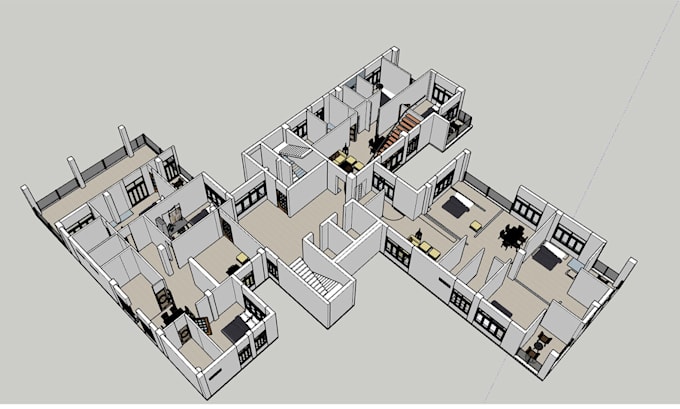 Do 2d And 3d Architectural Design By Tahsinshemonty Fiverr