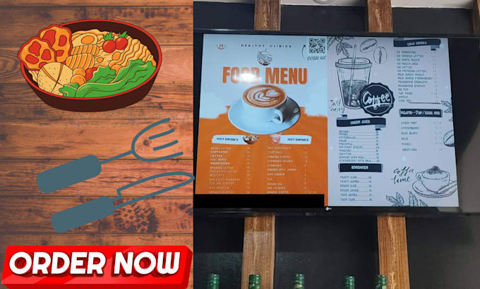 Make a professional menu design for a restaurant by Mdabdurrazzuk | Fiverr