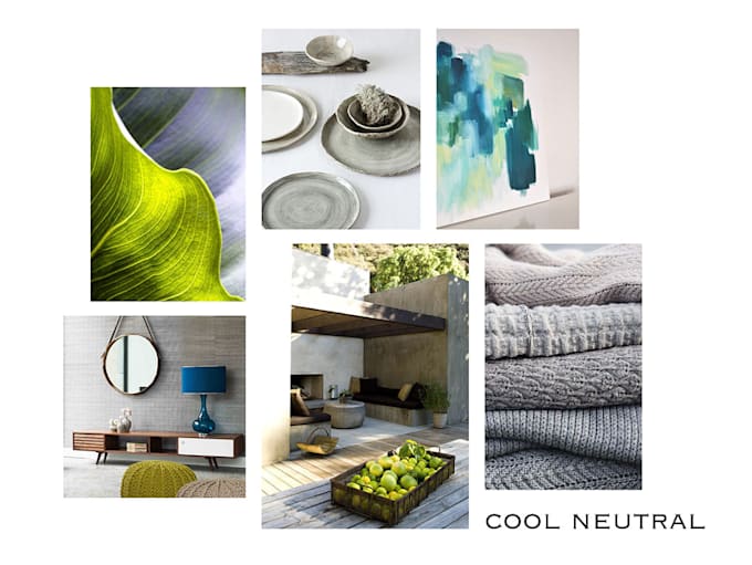Create a visual positioning board to convey interior mood by ...