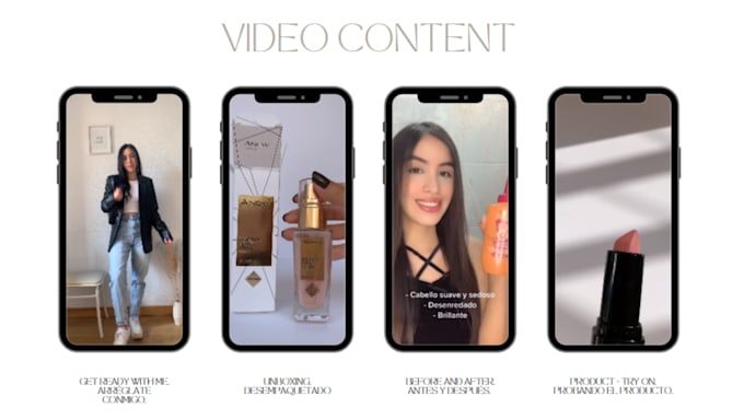 Create a user generated content of tiktok ugc, ig in spanish by Steffanysosa | Fiverr