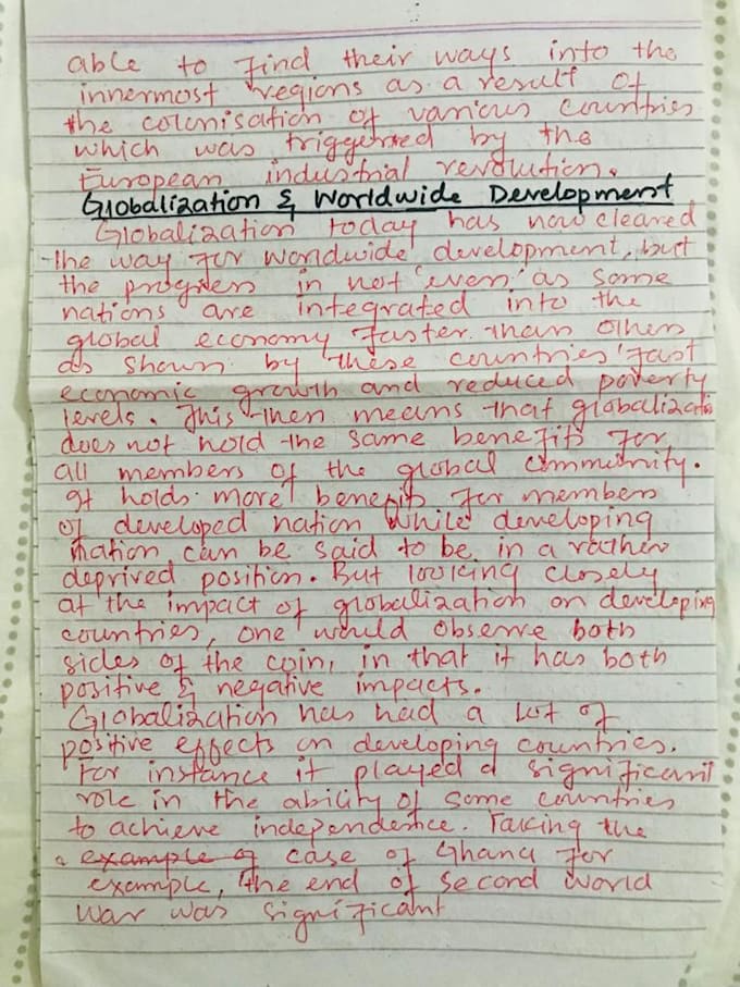 Beautifully handwrite notes and letters by Muhammadharo842 | Fiverr