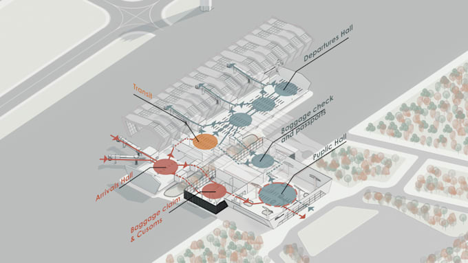 Create stylized architecture diagrams and exploded diagrams by Amrr ...