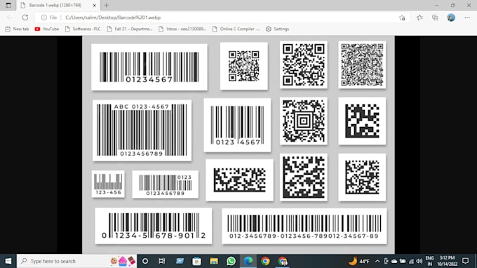 Create bar code label, barcode sticker, qr code in 24 hrs by Mdsalimhossa740 | Fiverr