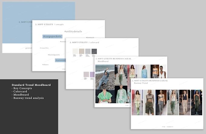 Create fashion trend forecast report and moodboard by Ainarigol | Fiverr