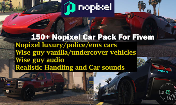 Give 150 premium nopixel car pack with nopixel sounds fivem by ...