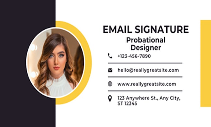 Design professional clickable html unique email signature by ...