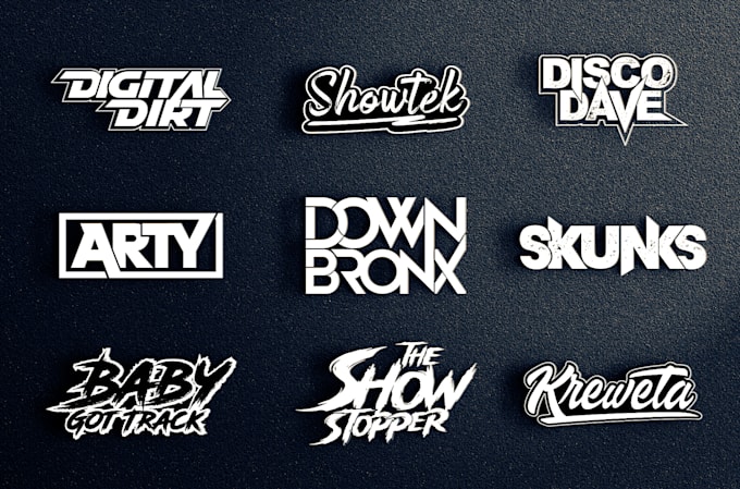 Make profession logo for producer dj and typography style by Rohaan ...