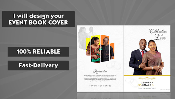 Design an event book cover or brochure by Victoryjeff | Fiverr