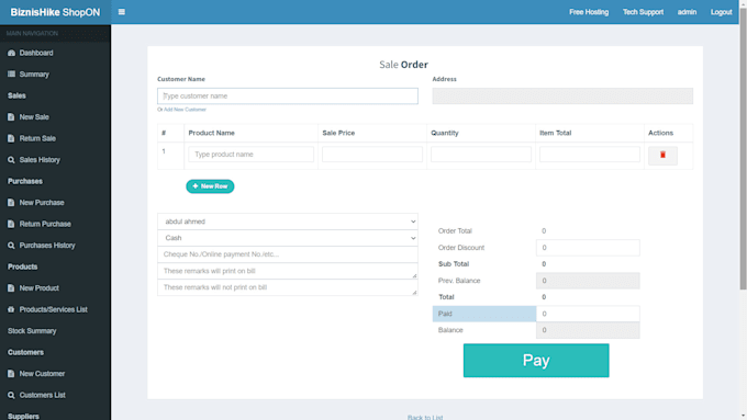 Develop responsive pos inventory management system website application software by Waqaslinks ...