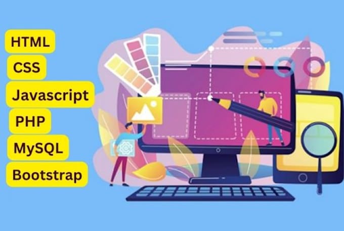 Do Html Css Bootstrap Javascript Php With Mysql By Adithya67 Fiverr
