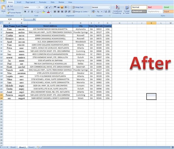 Excel data cleaning, excel data entry, data cleanup,formatting, by ... Excel data cleaning, excel data entry, data cleanup,formatting, by ...