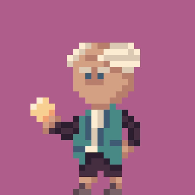 Create a 32x32 pixelart character for you by Mcschnitzel66 | Fiverr