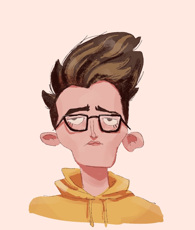 Create portraits in a unique style by Scumug | Fiverr