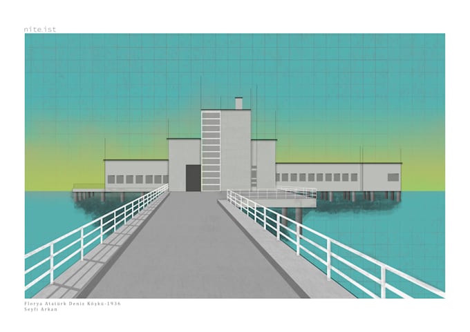 Make an architectural drawing poster by Niteist | Fiverr