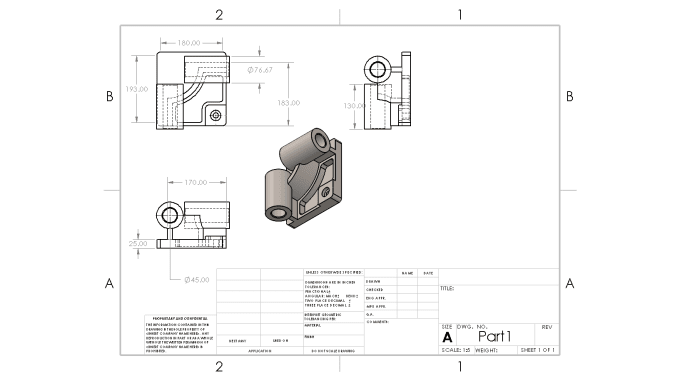 Do 2d and 3d mechanical drawings cad modeling in solidworks by Shamo807 ...