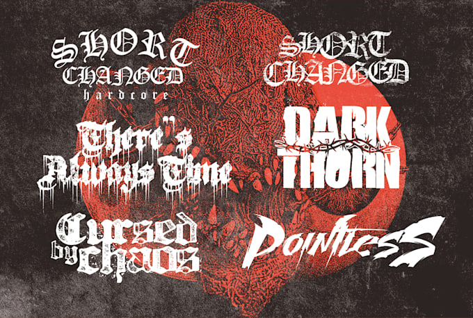 Create logo music metal, rock, punks, hardcore for your band by ...