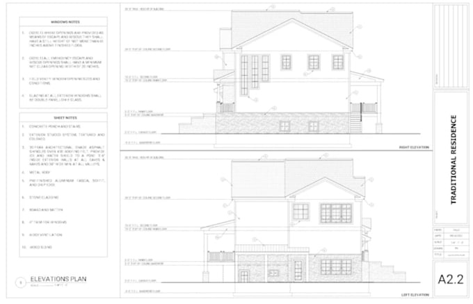 Design perfect architectural drawing set in autocad by Taneeshus | Fiverr