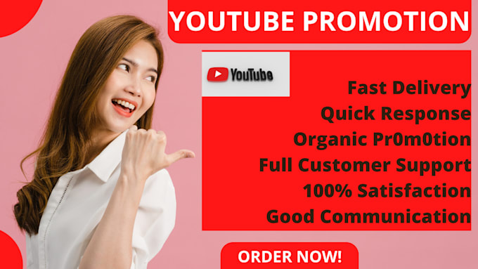 Do viral organic youtube promotion, video promotion for your channel ...