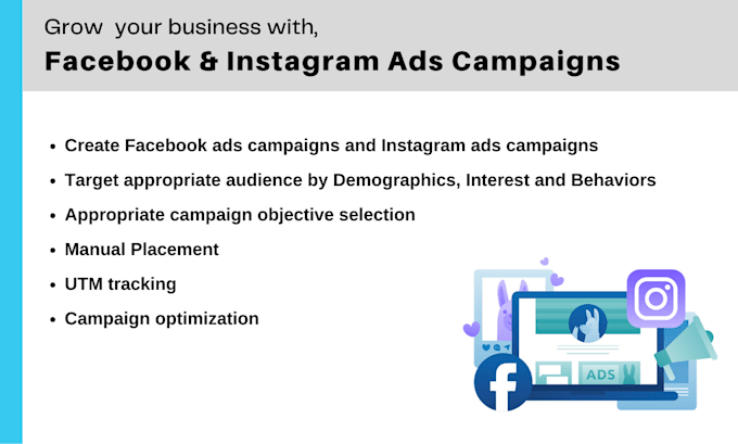 Setup facebook and instagram ads campaign by Digi_studio11 | Fiverr
