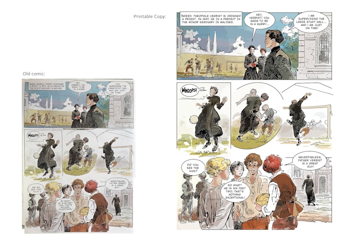 Make a printable copy of your old comic by Mckomix | Fiverr